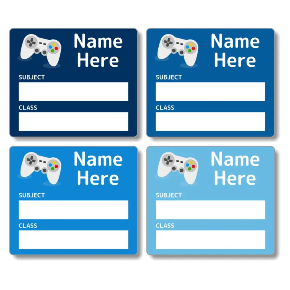 Gaming School Book Labels – Dinkleboo AU