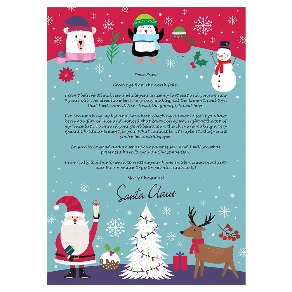 Fun Santa Letter – Dinkleboo AU