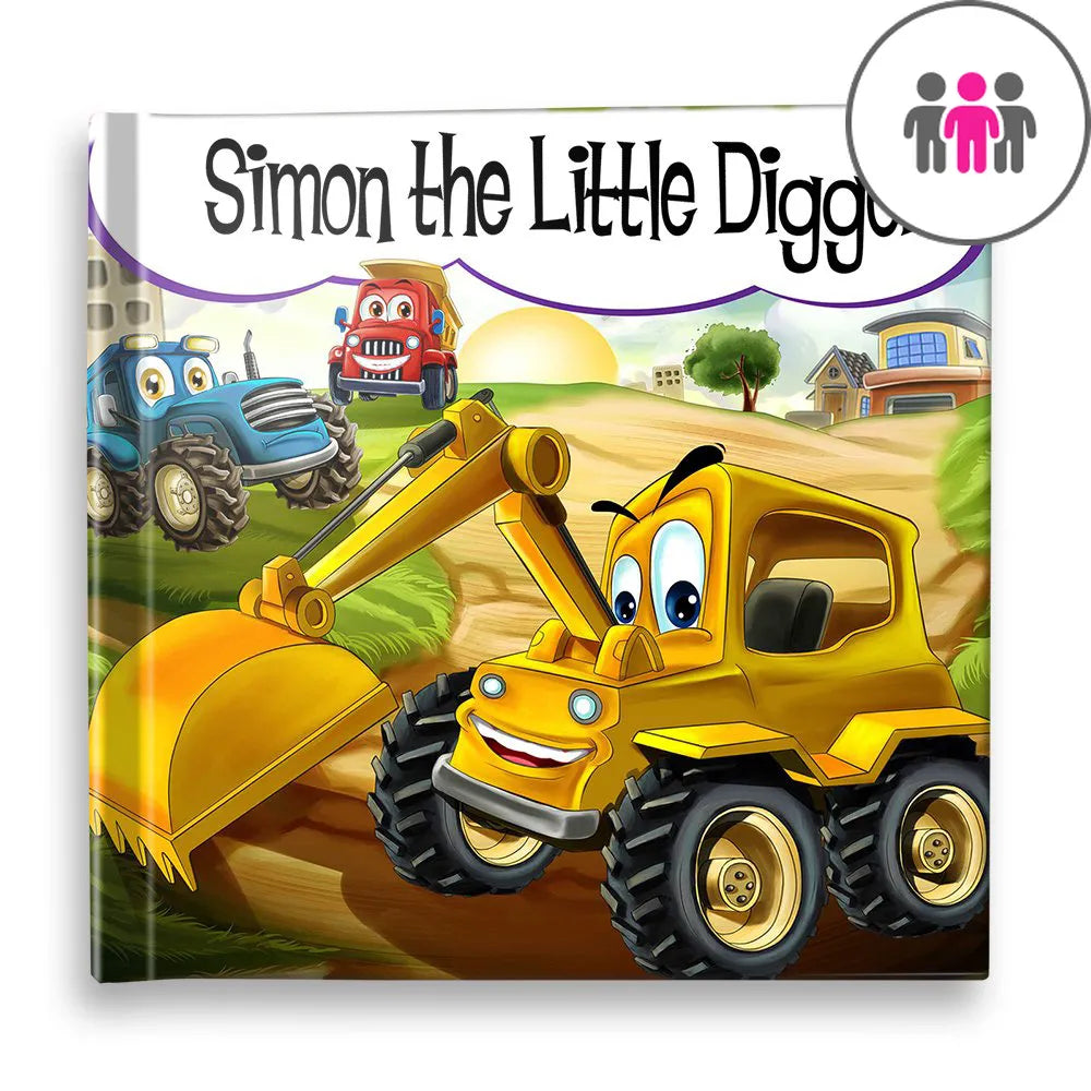 Personalised Children's Digger Book – Dinkleboo AU