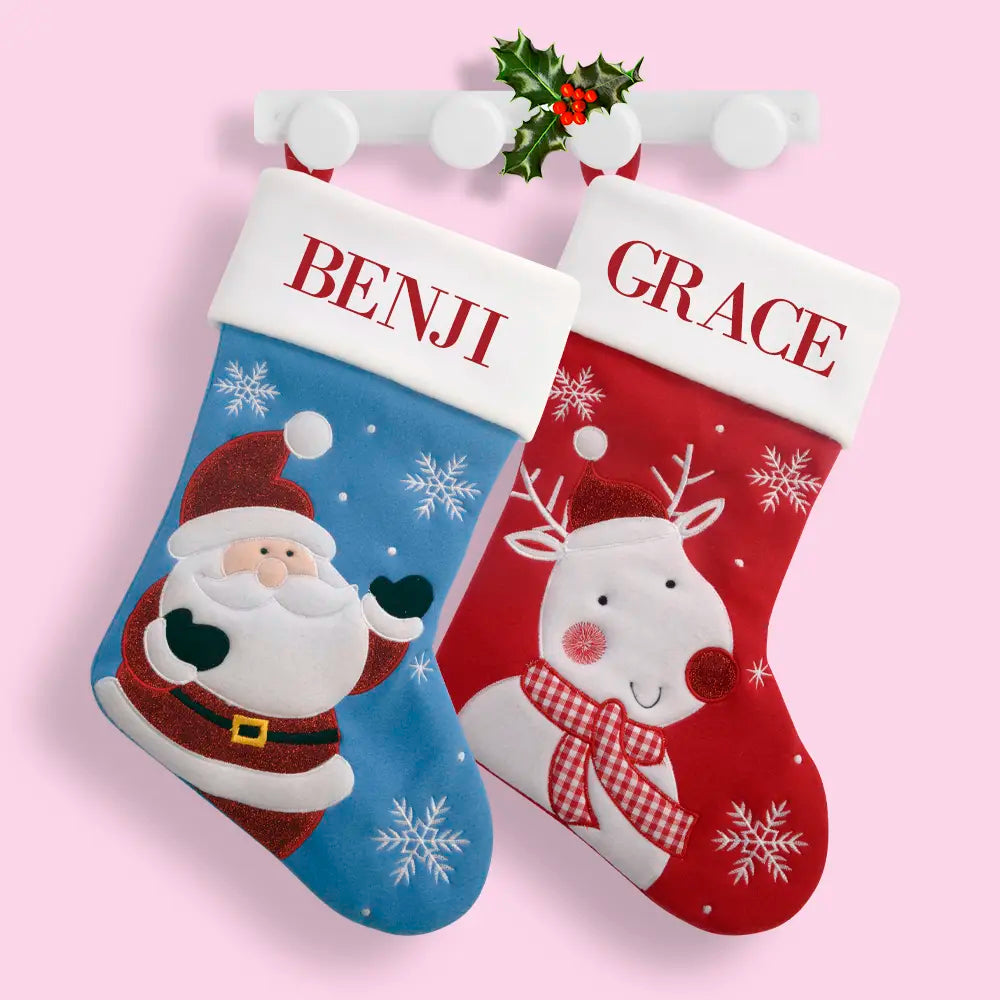 Personalised Santa Stockings | Christmas Stockings – Dinkleboo AU