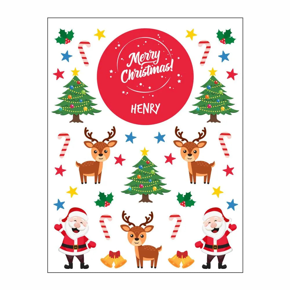 Red Christmas Stickers – Dinkleboo AU
