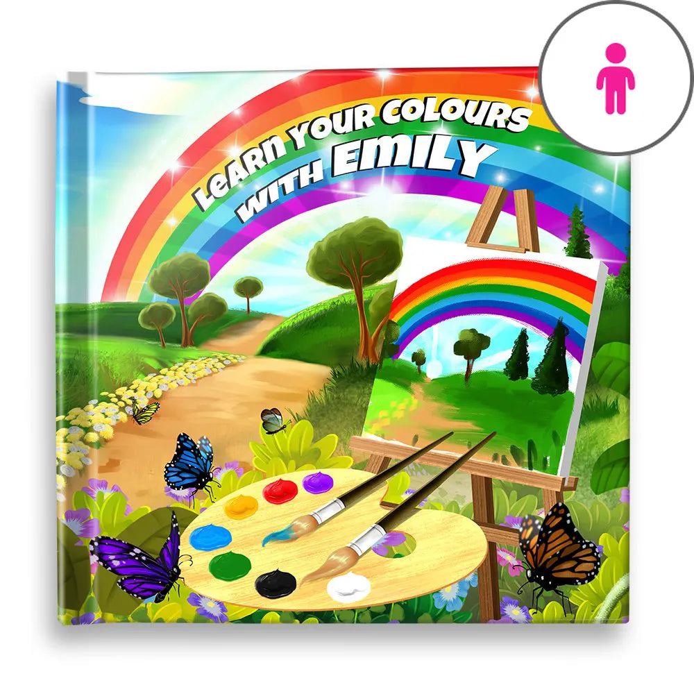 Learn Your Colours Personalised Children's Book – Dinkleboo AU
