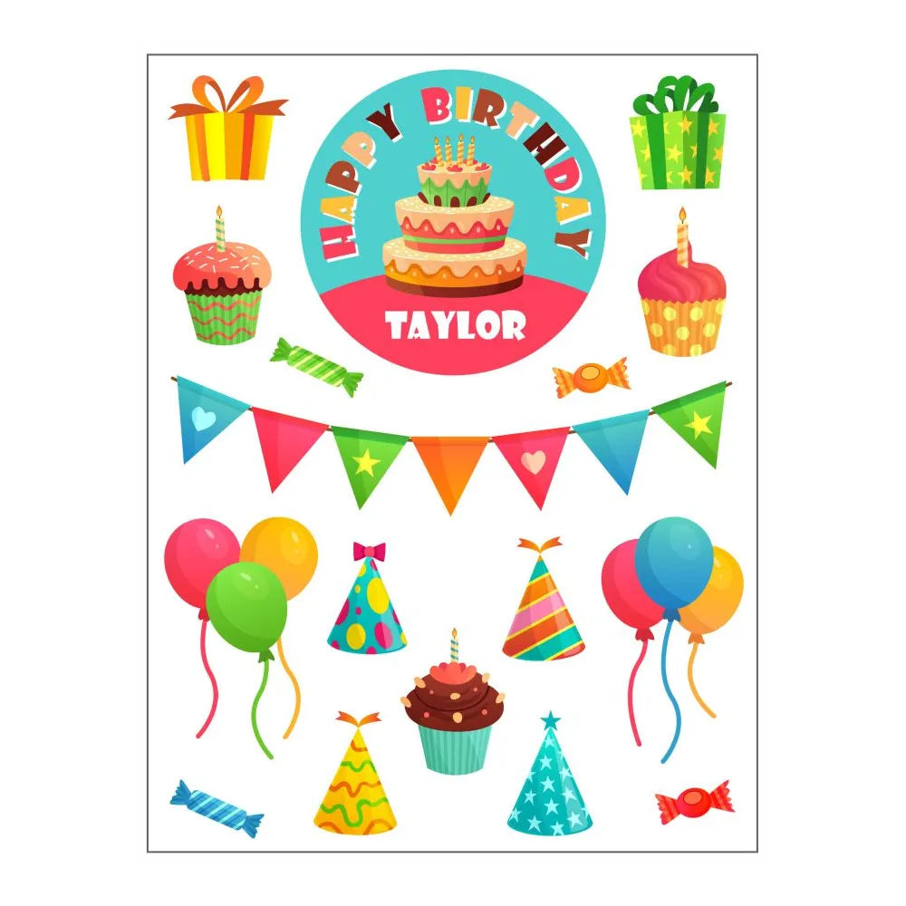 Birthday Cake Birthday Stickers – Dinkleboo AU