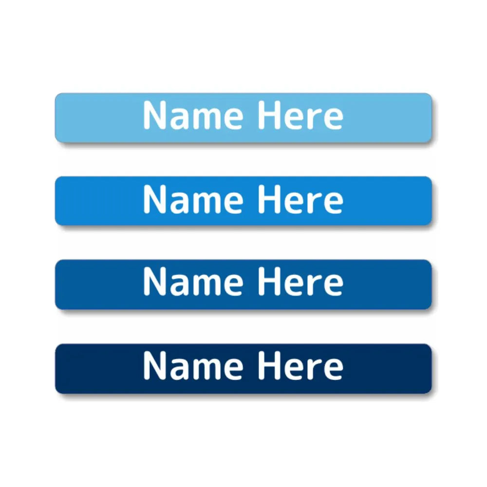Blues Mini Name Labels – Dinkleboo AU