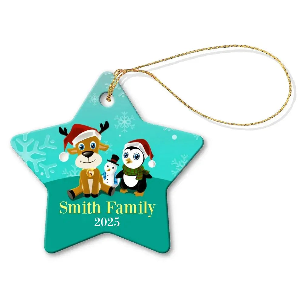 Family Star Porcelain Ornament – Dinkleboo AU