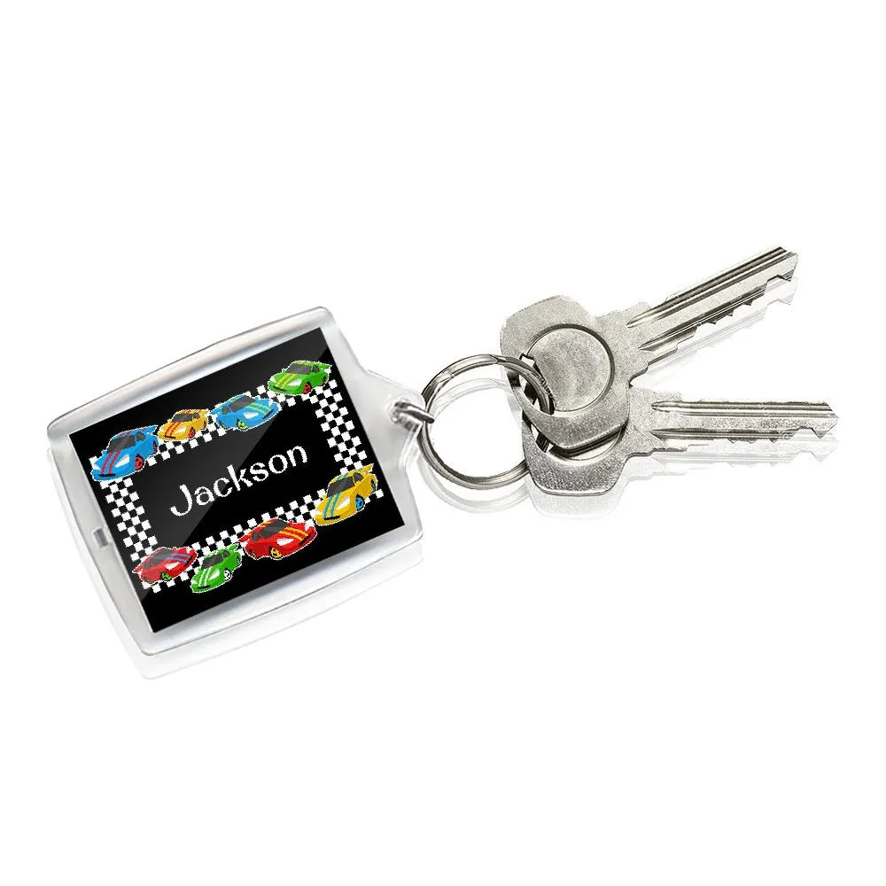 Race Cars Keyring – Dinkleboo AU