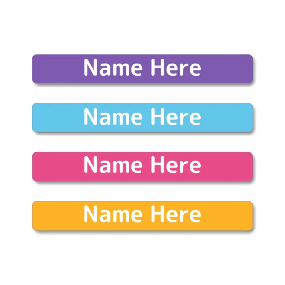 Vivid Mini Name Labels – Dinkleboo AU