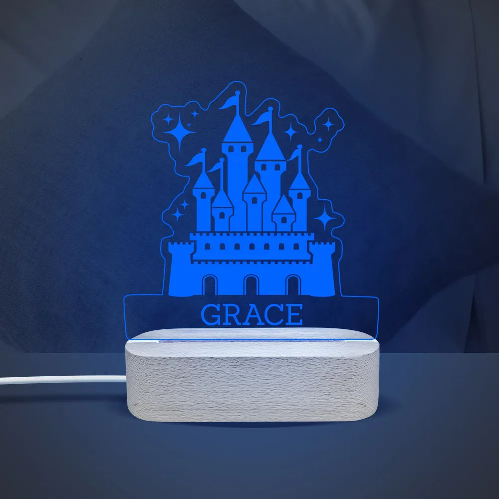 Personalised Castle Night Light – Dinkleboo AU