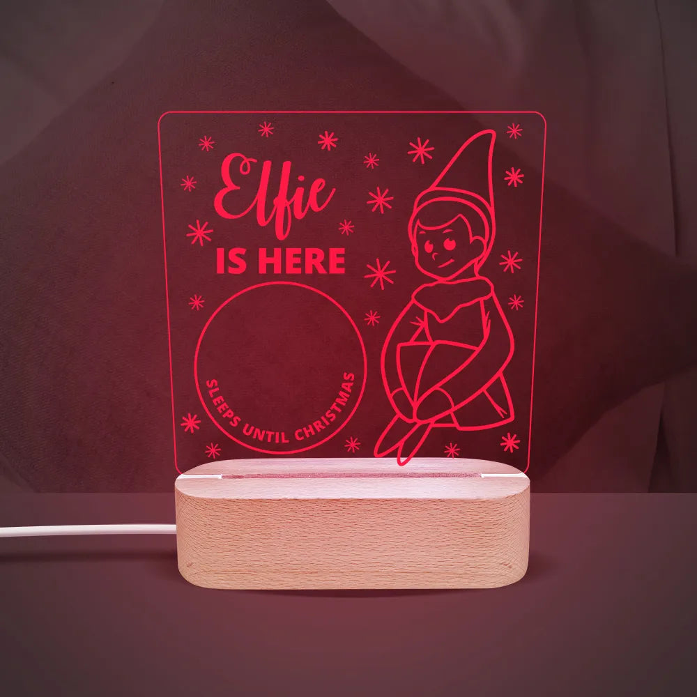 Personalised Elf Night Light – Dinkleboo AU