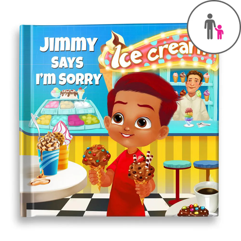 Says I'm Sorry Personalised Children's Book – Dinkleboo AU