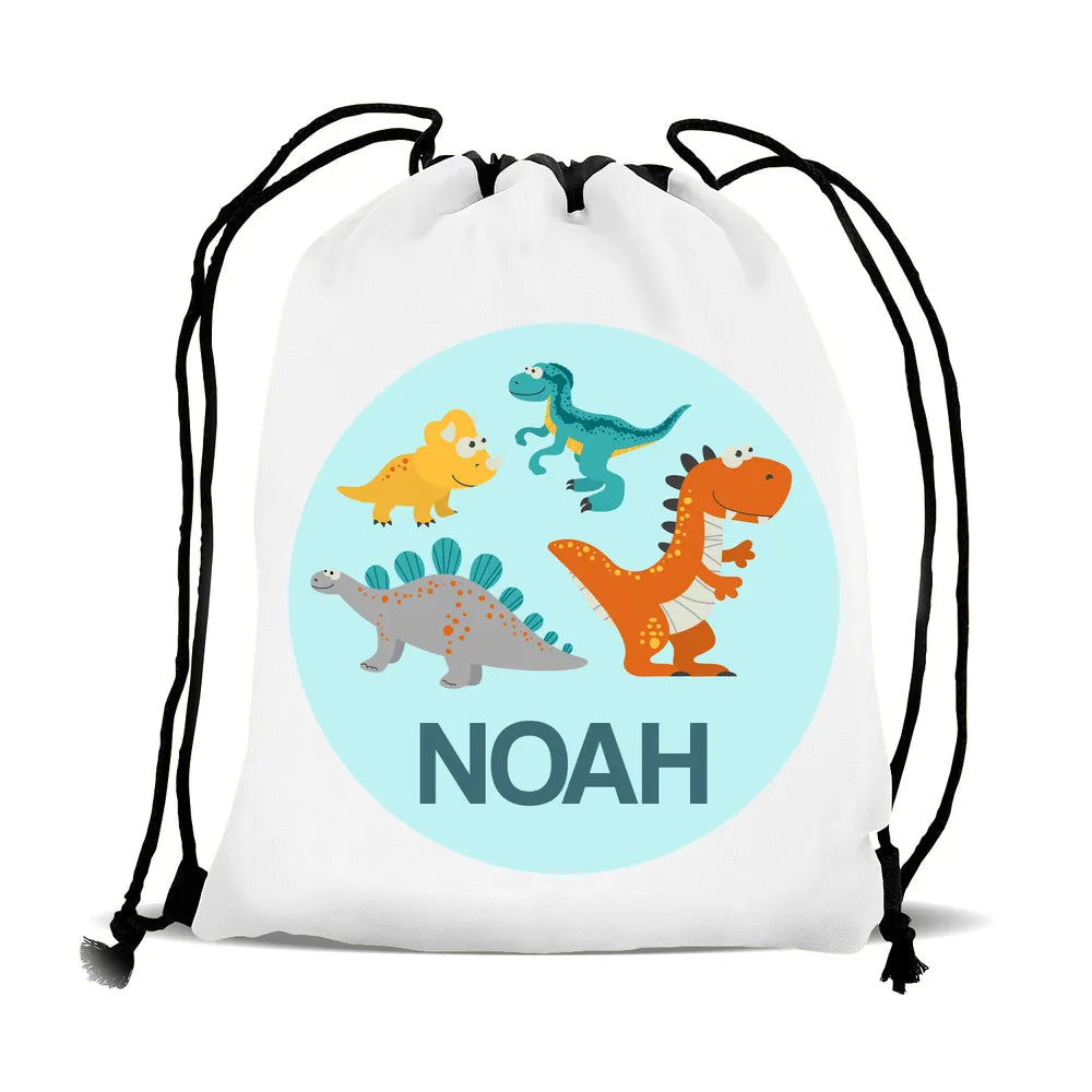Cute Dinosaurs Drawstring Sports Bag – Dinkleboo AU