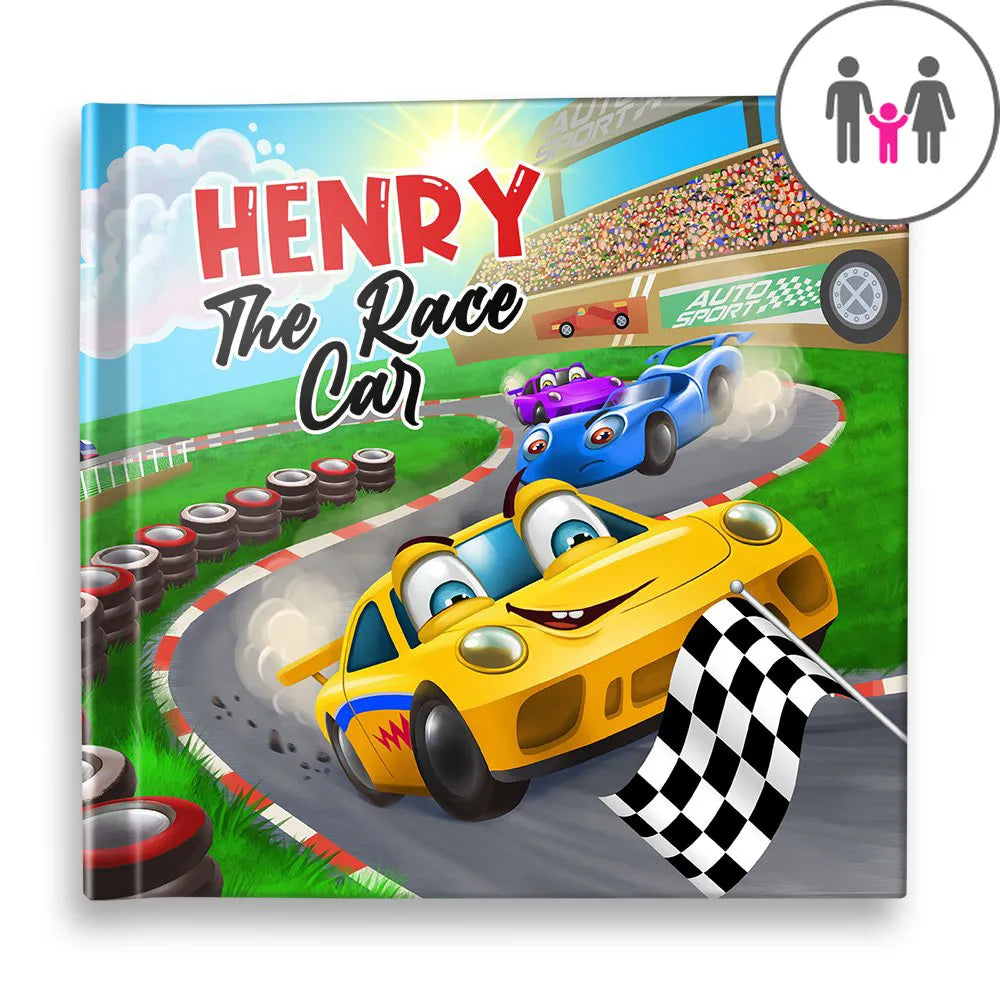 Personalised Race Cars Children's Book – Dinkleboo AU