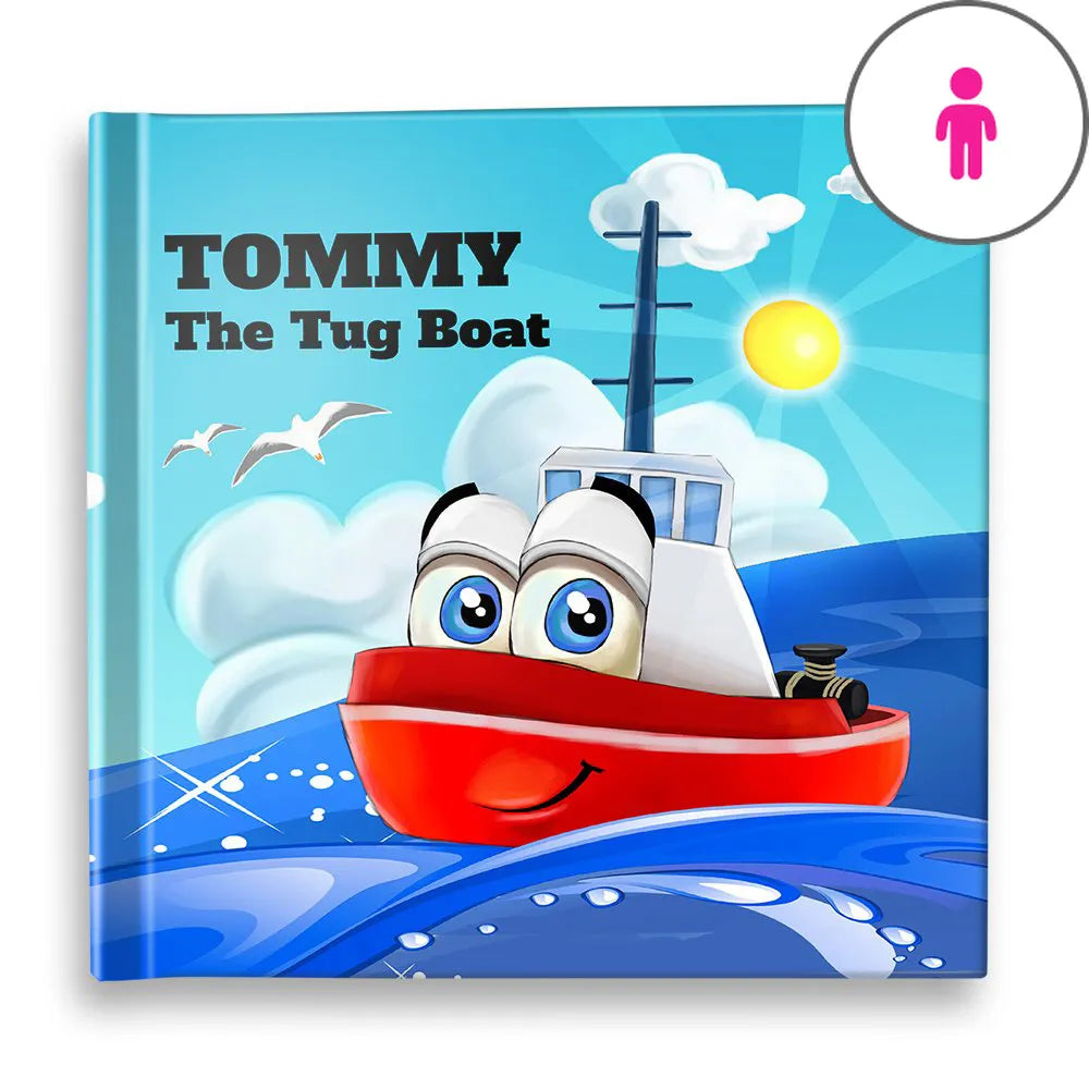 Personalised Tug Boat Book – Dinkleboo AU